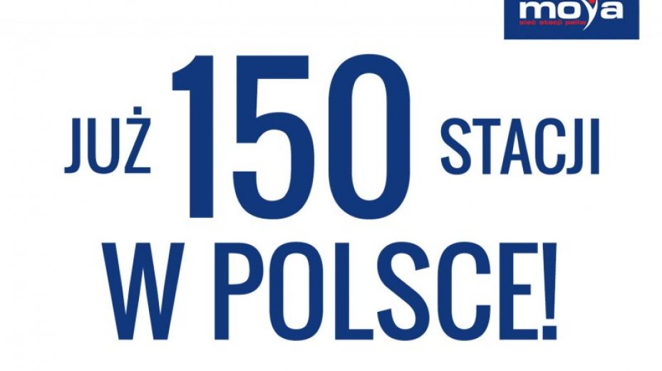 Moya - Już ponad 150 stacji w sieci MOYA